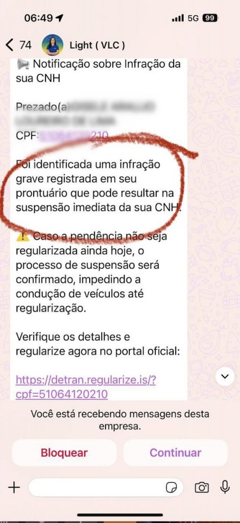 Departamento de Trânsito do Amazonas alerta para novo golpe via ...